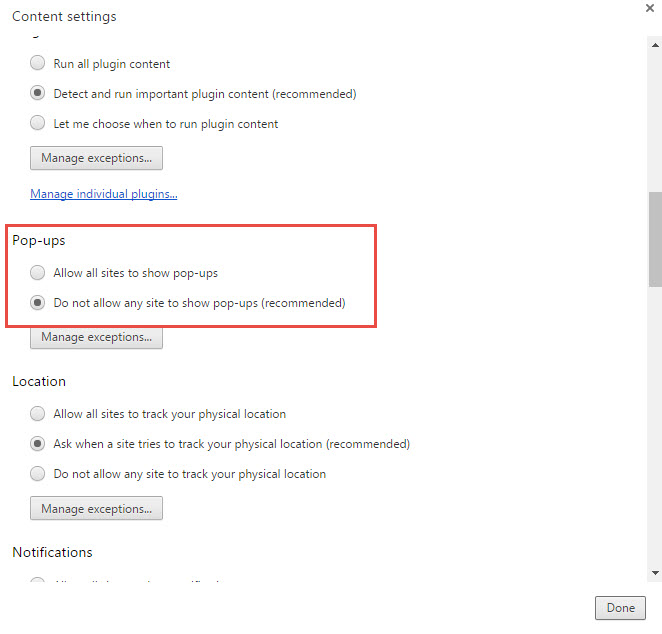 Pop-up Blocker Chrome - Search Real Fast